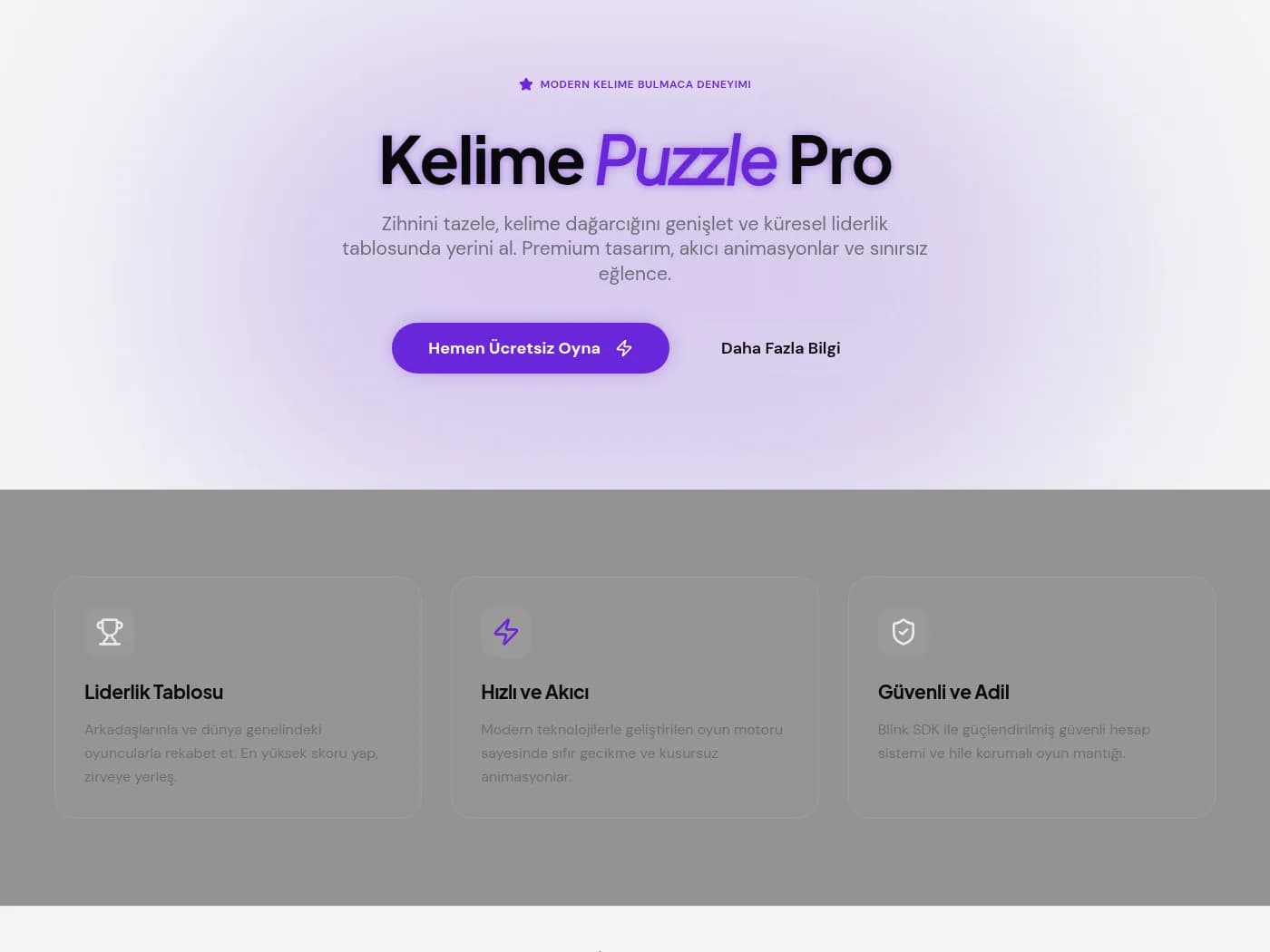Kelime Puzzle Pro