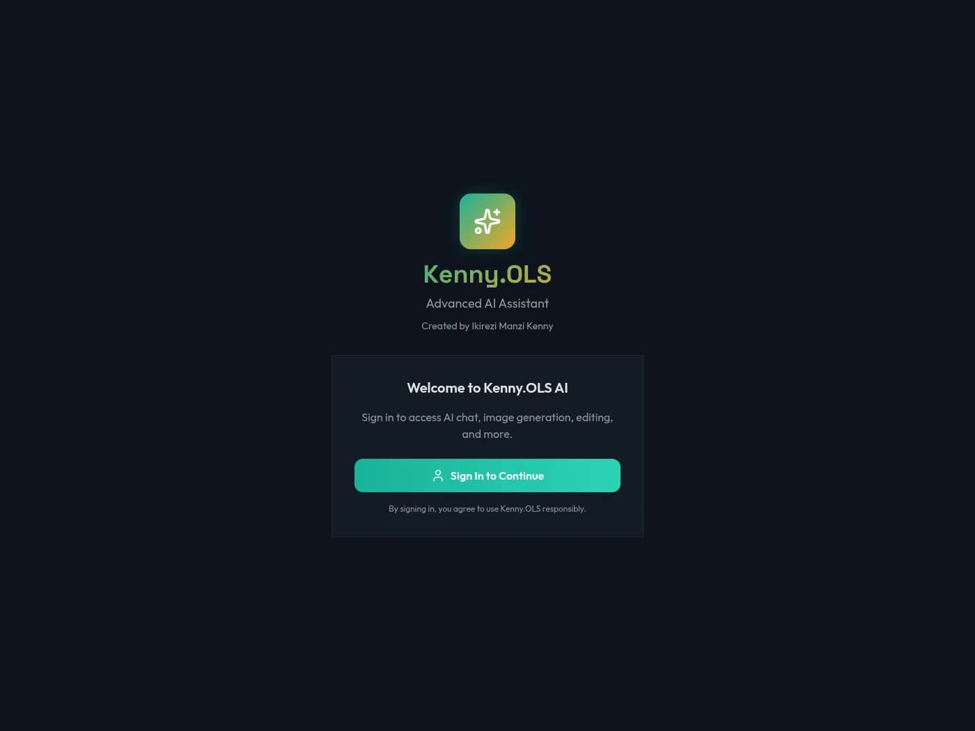 Kenny.OLS Advanced AI