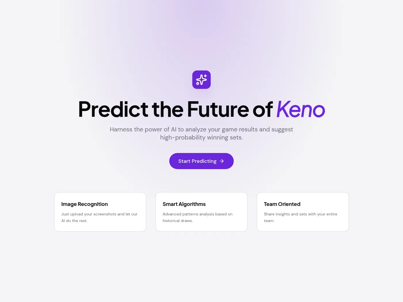 Keno Predictor AI