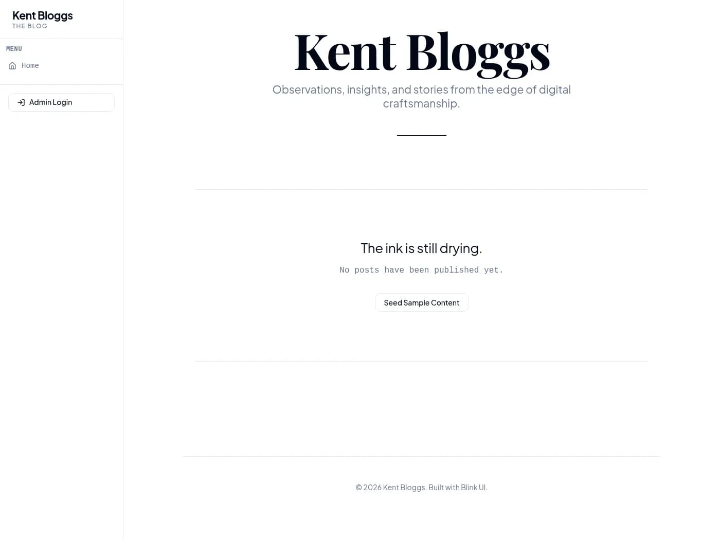 Kent Bloggs Blog