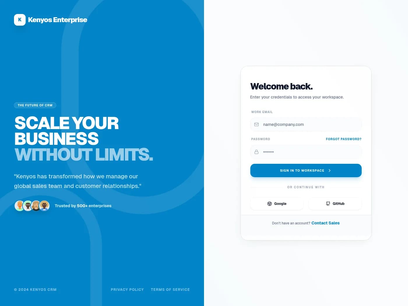 Kenyos CRM Platform