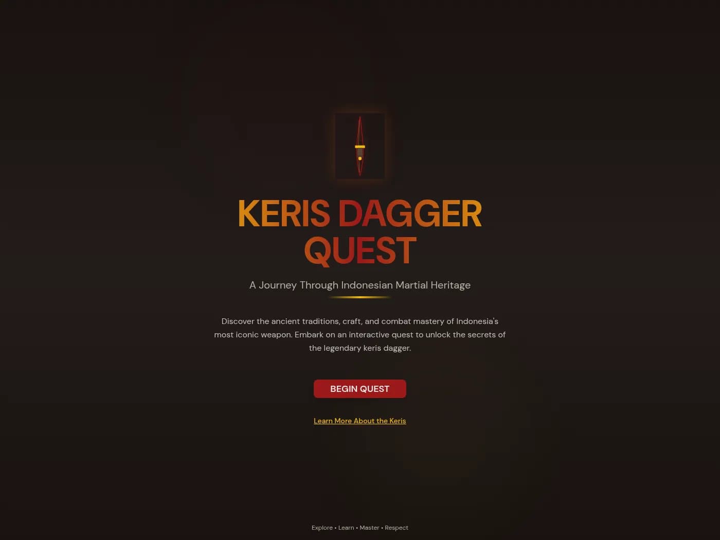 Keris Dagger Quest