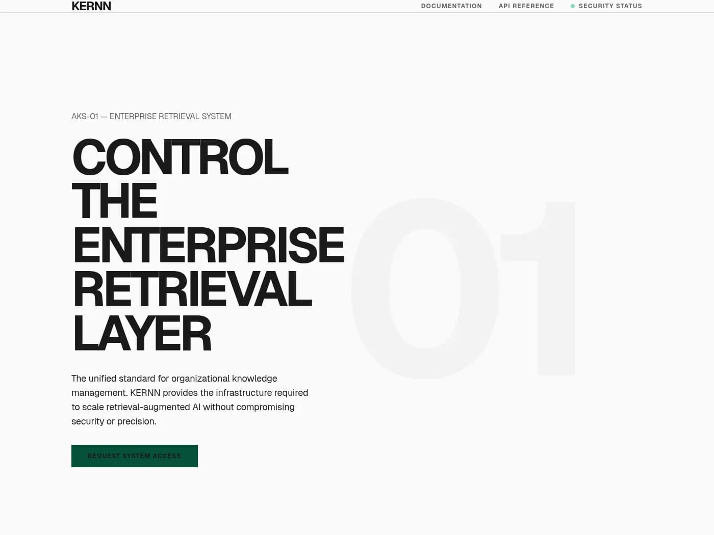 KERNN Grid Landing Page
