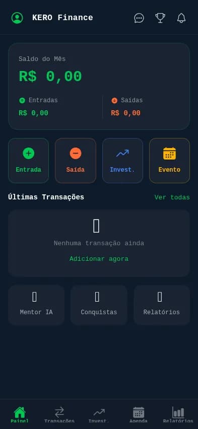 KERO Finance Mentor App