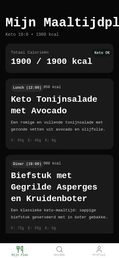 Keto Fasting Meal Planner