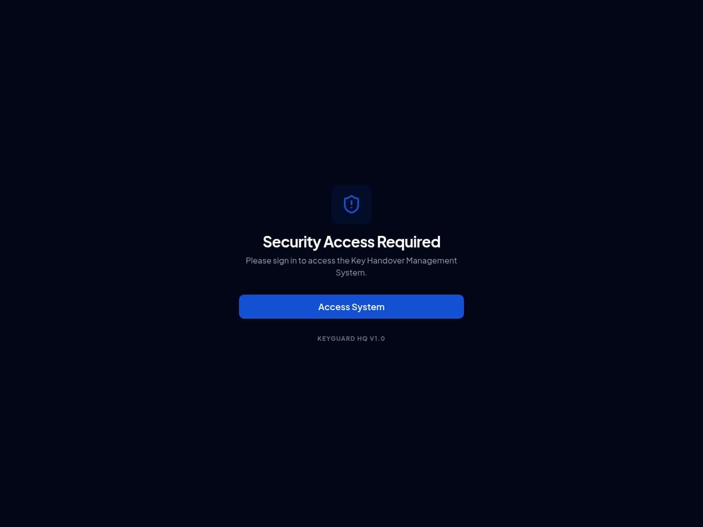 KeyGuard HQ