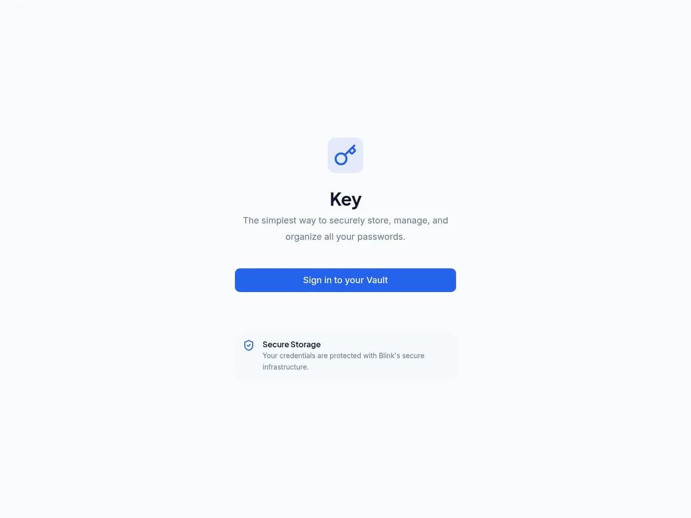 Key Manager App
