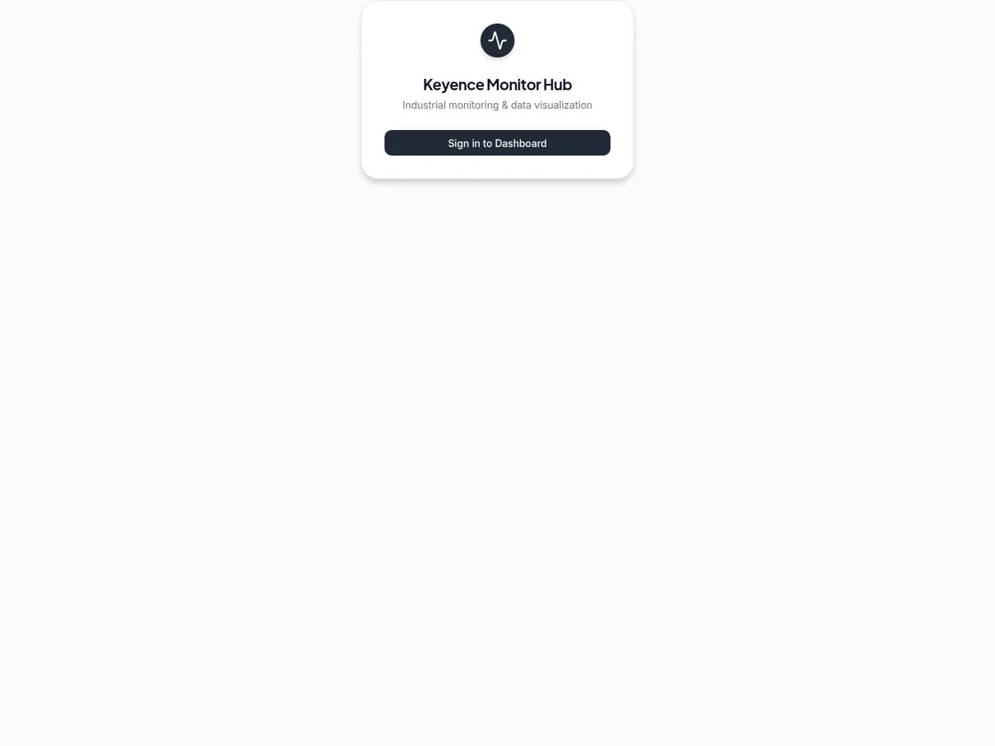 Keyence Monitor Hub