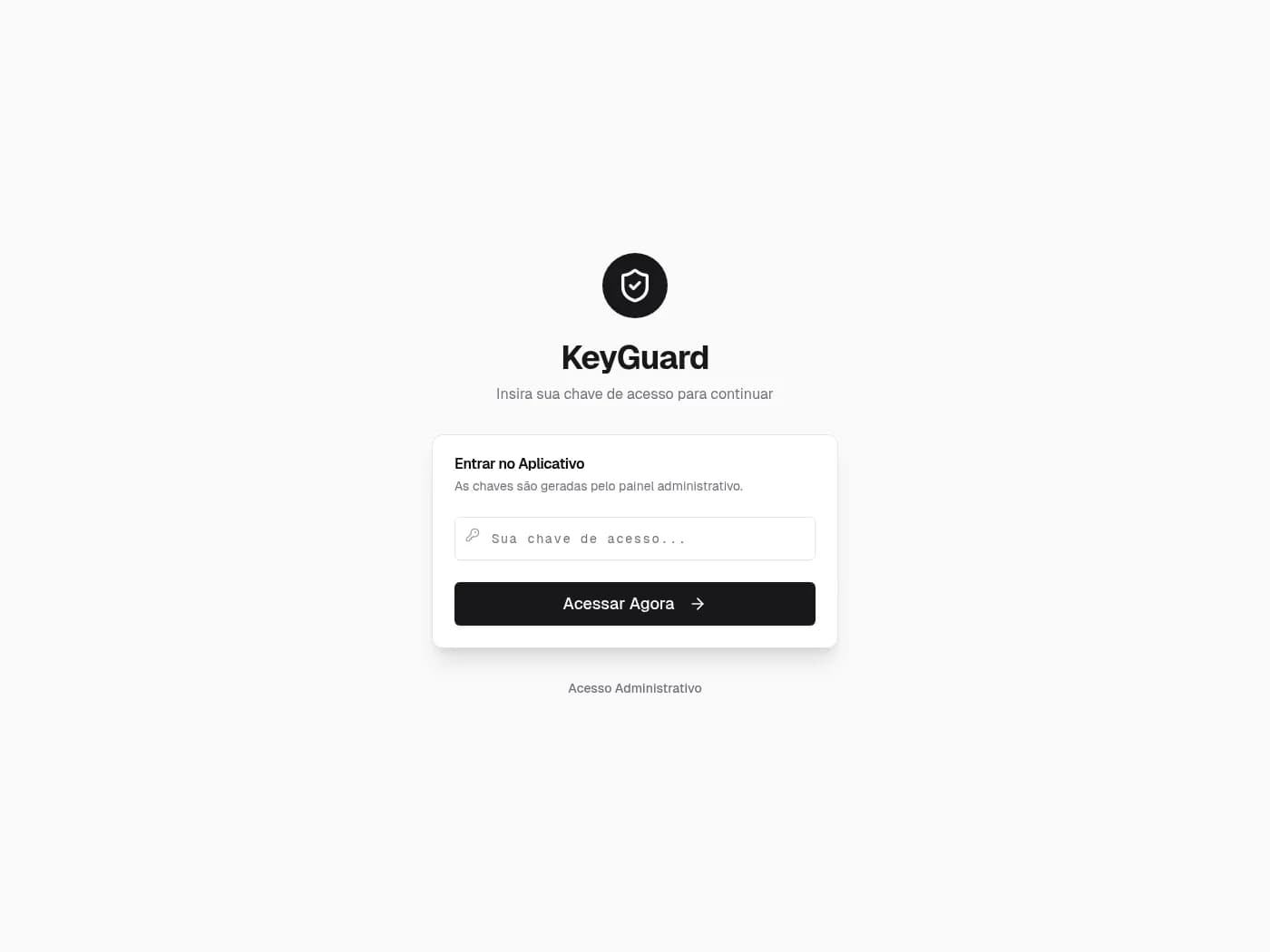 KeyGuard Admin App