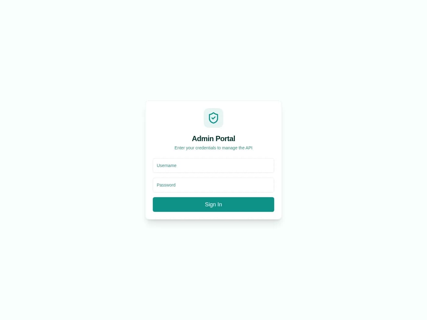 Keys & Users Admin API