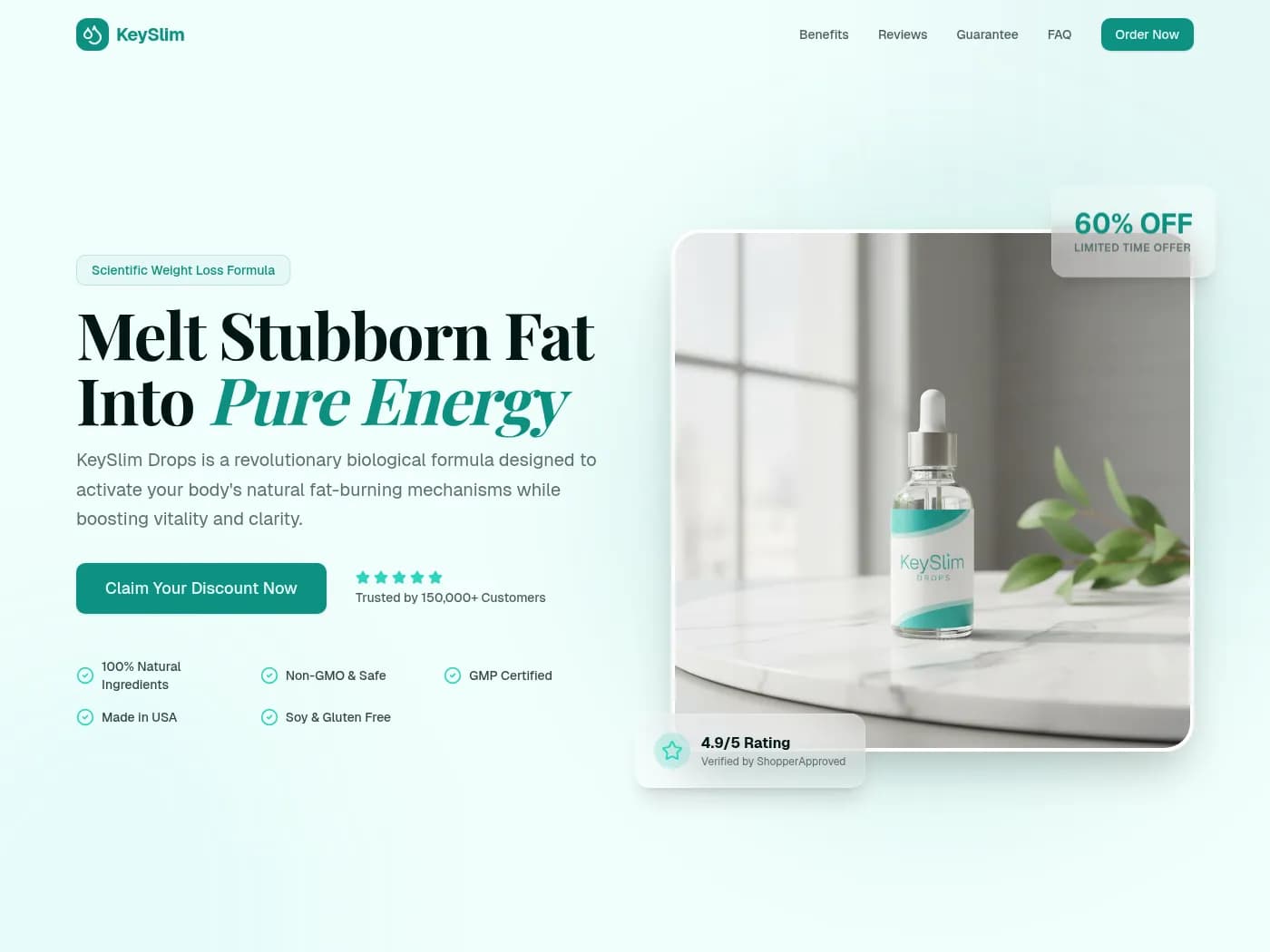 KeySlim Drops Promo Site