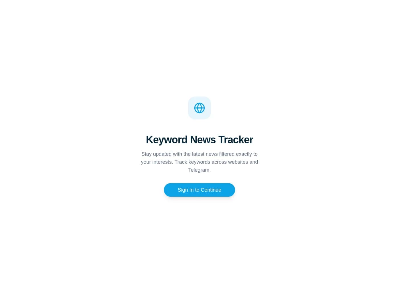 Keyword News Tracker