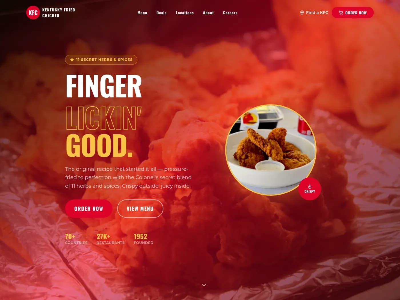 KFC Web Redesign