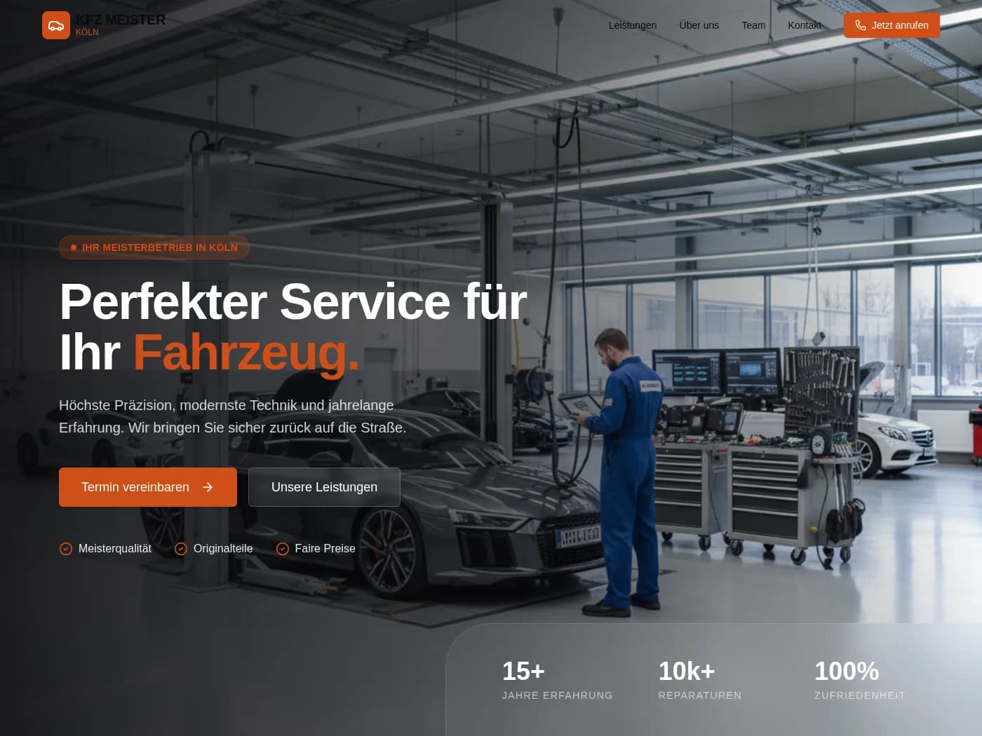 KFZ Meister Köln Site