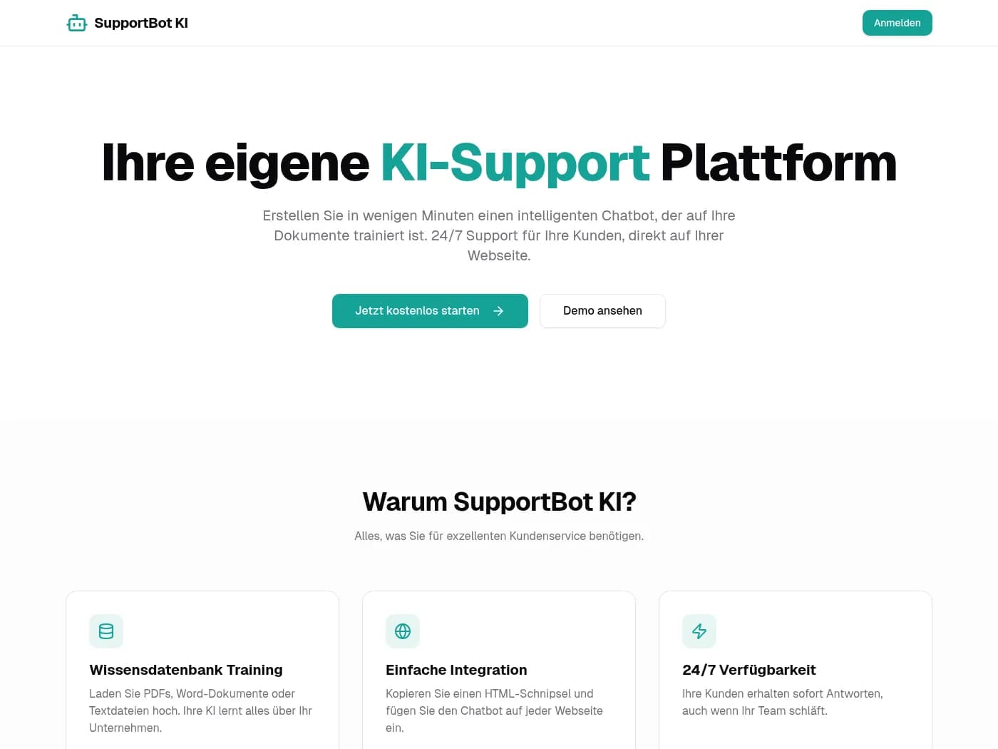 KI Support Chatbot