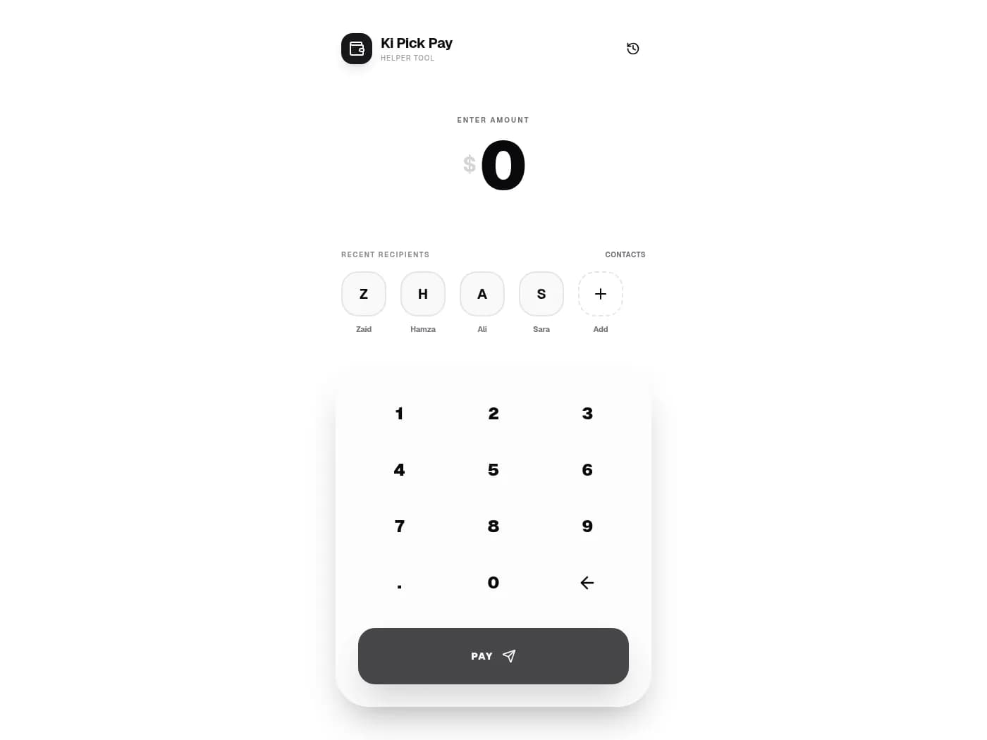Ki Pick Pay Helper