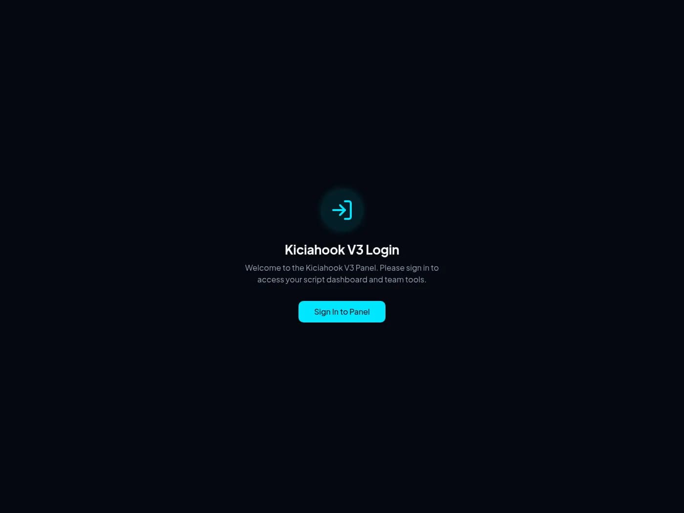 Kiciahook Script Panel