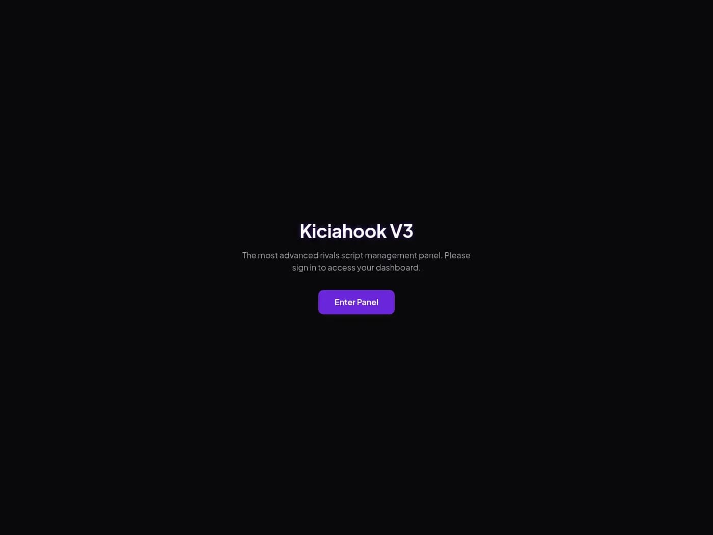 Kiciahook V3 Panel