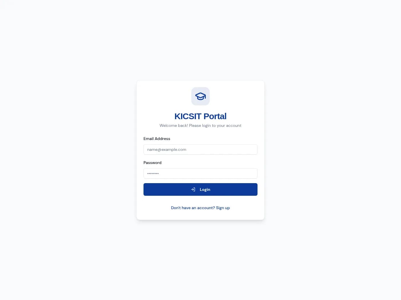 KICSIT Academic Portal