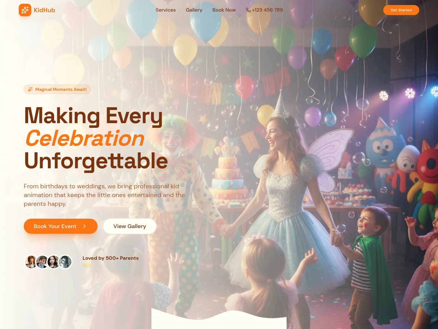 Event Kid Animation Hub