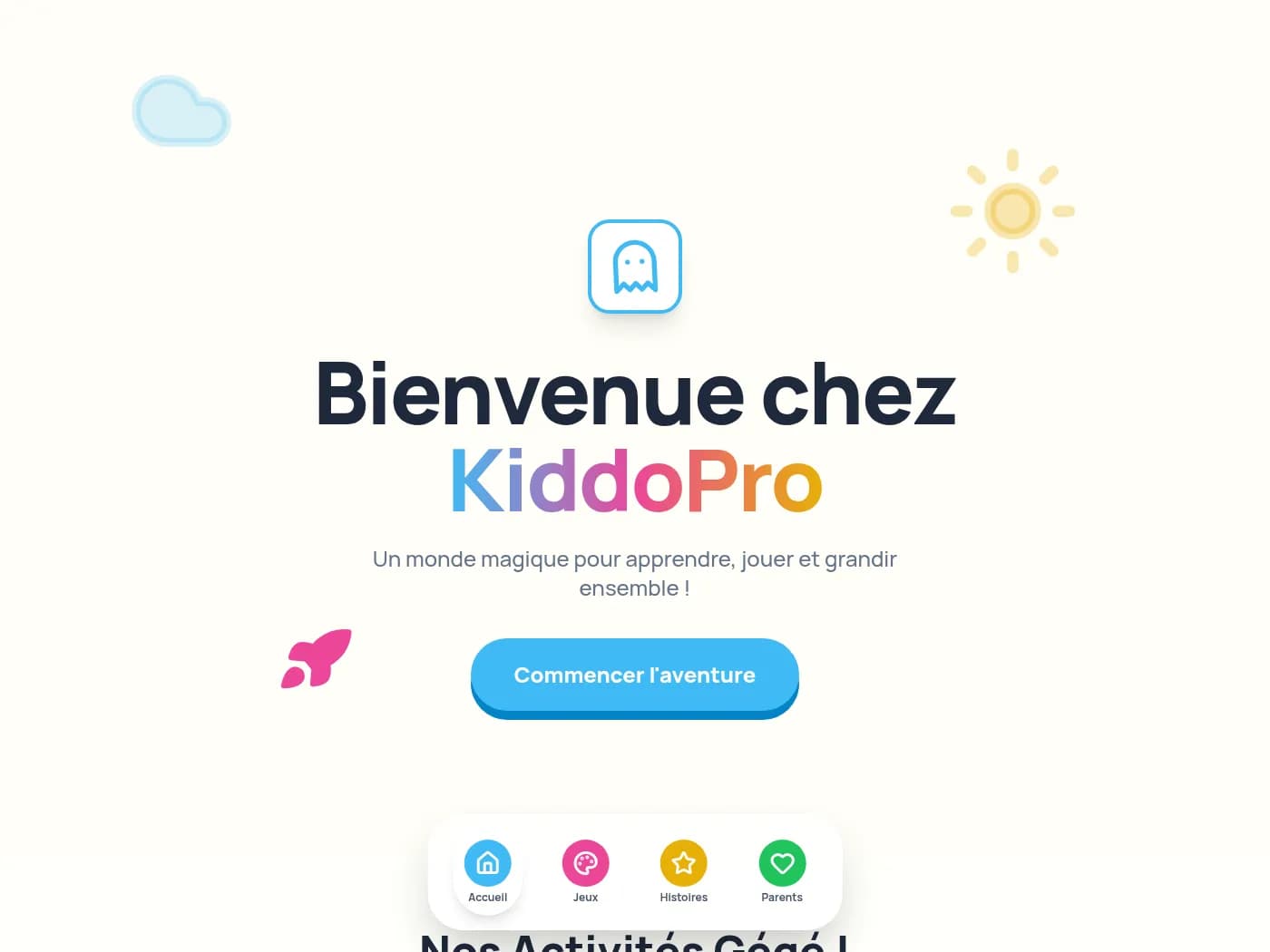 KiddoPro Web Portal