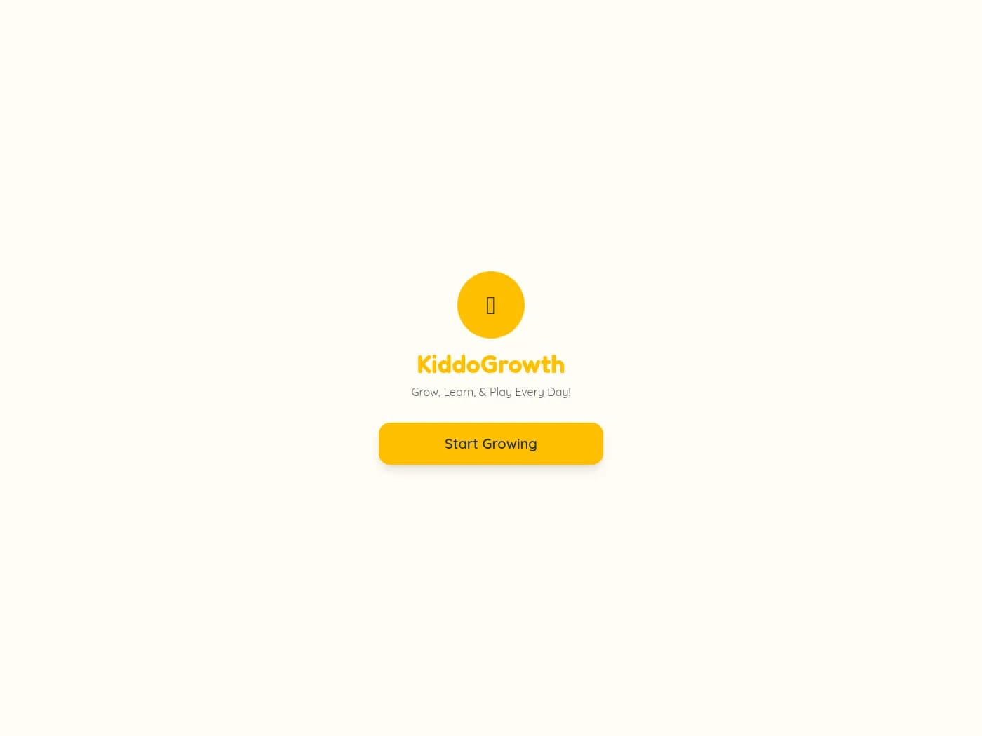KiddoGrowth App