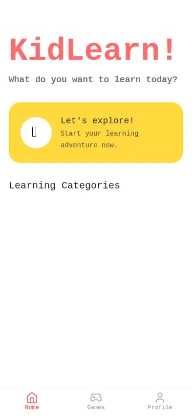 KidLearn Mobile