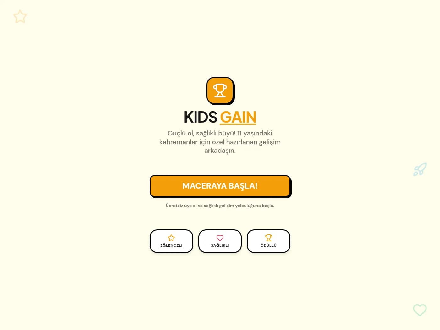 Kids Weight Gain App
