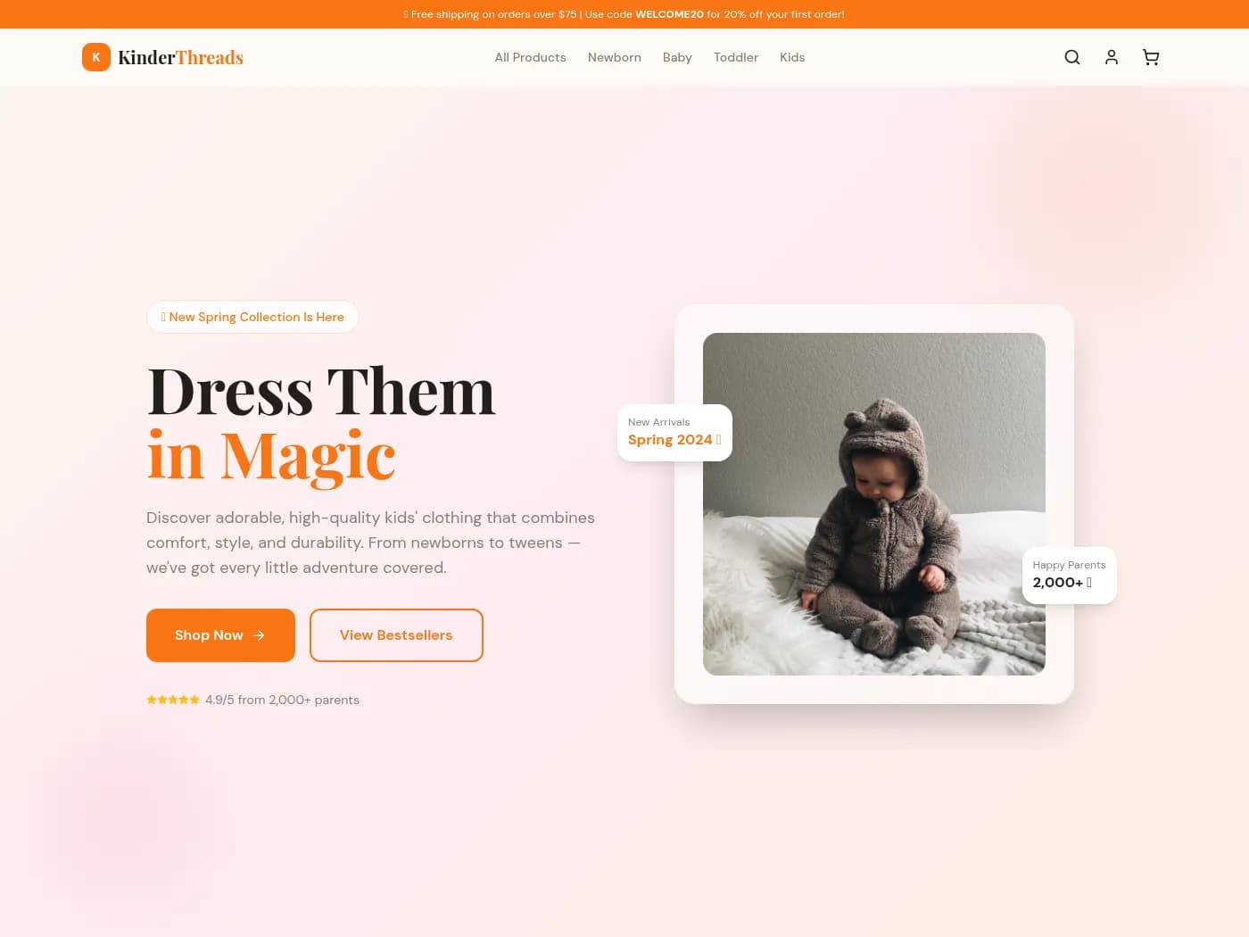 KinderThreads Storefront