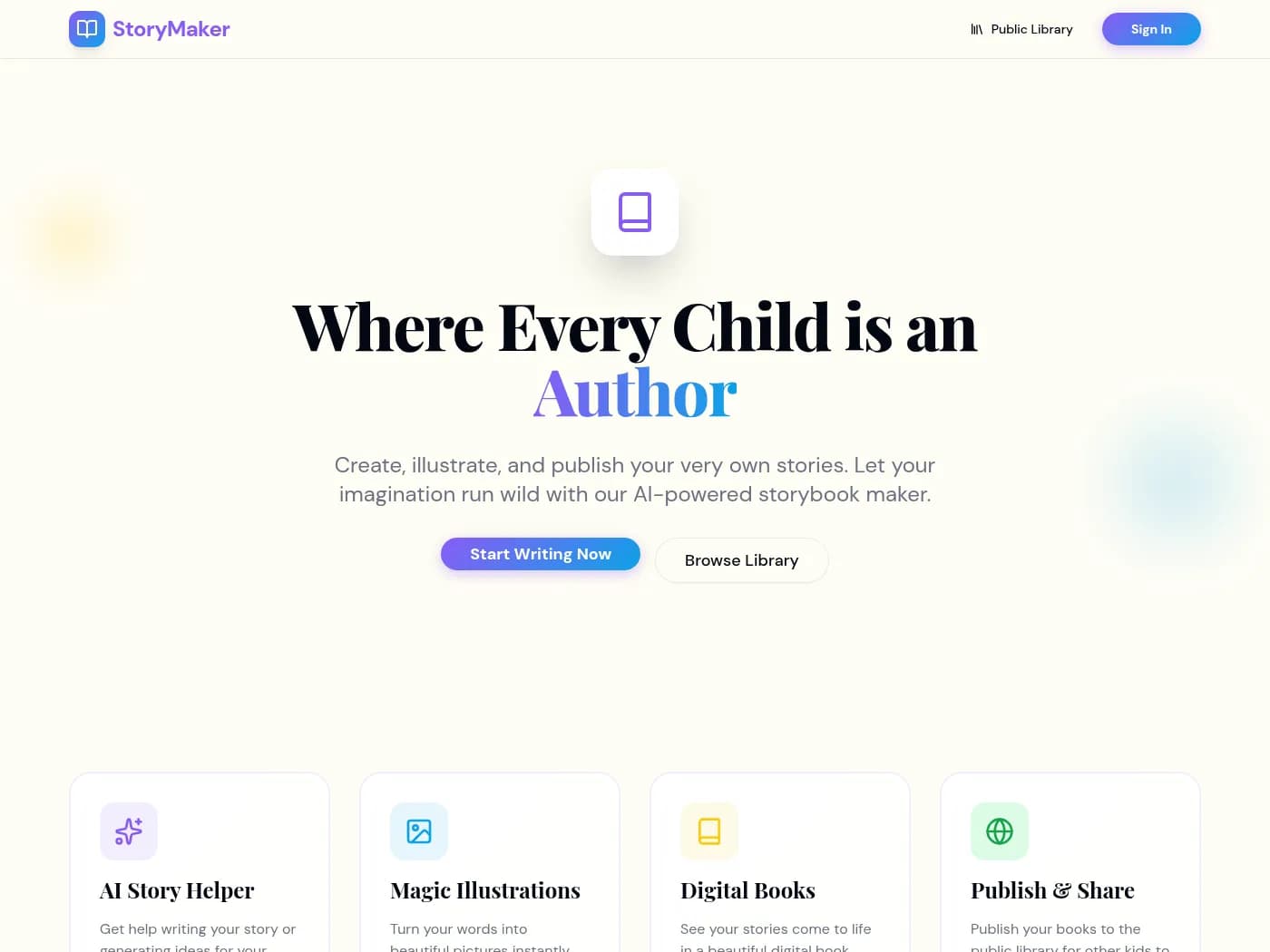 Kids Story Maker