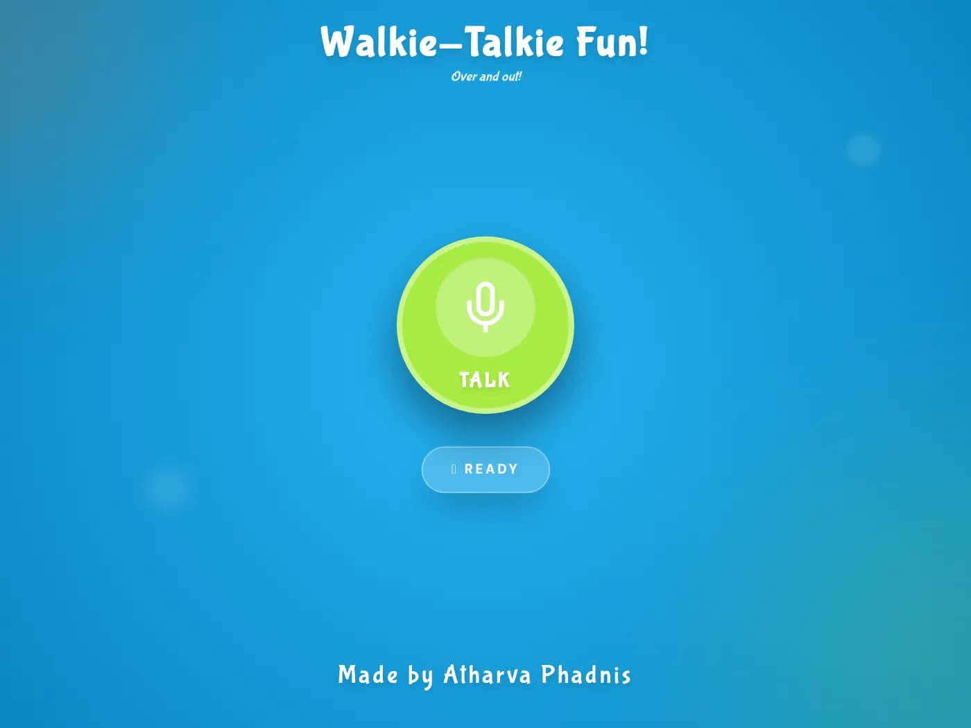 Kids' Walkie-Talkie Fun