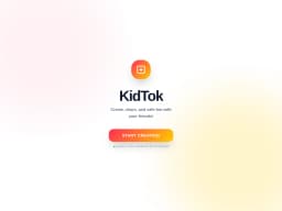 KidTok Social Platform