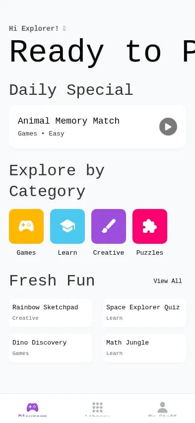 KidzPlay App