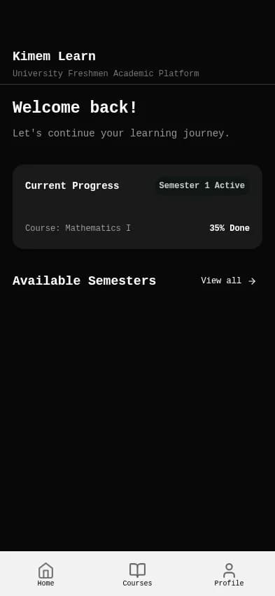 Kimem Learn Mobile