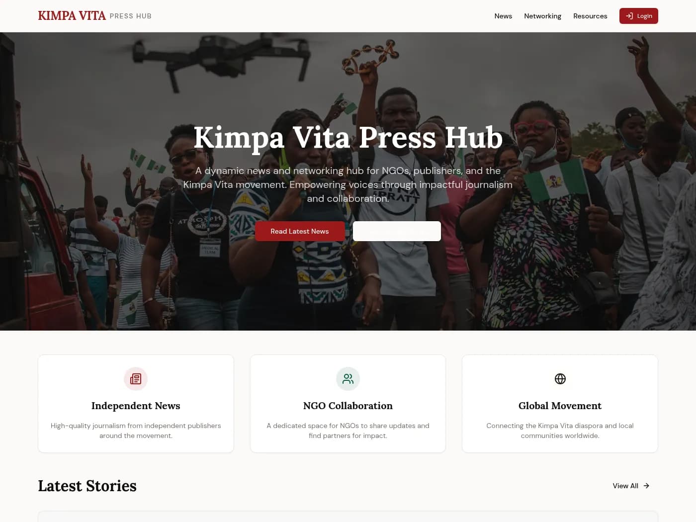 Kimpa Vita Press Hub