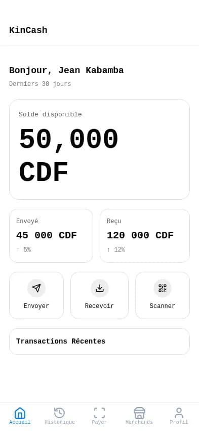 KinCash Mobile Wallet