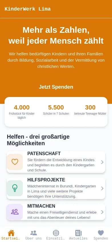 KinderWerk Lima App