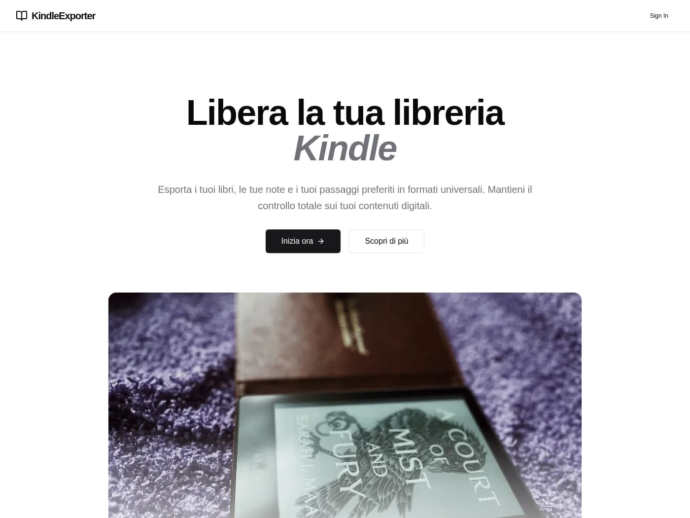 Kindle Book Exporter