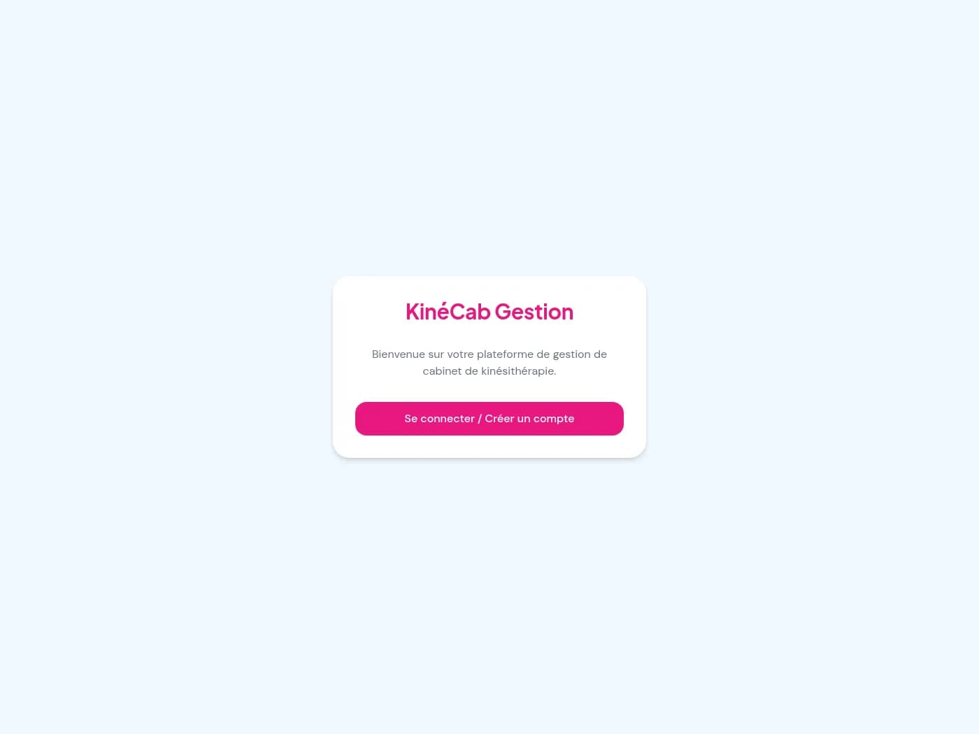 KinéCab Gestion Maroc