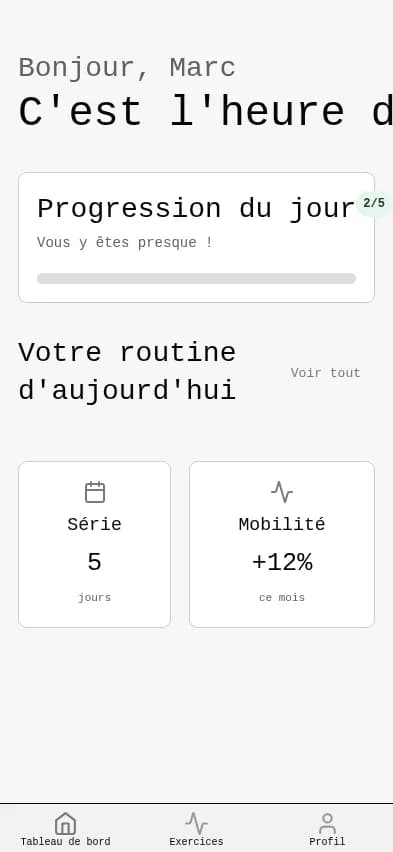 Kineo Rehab App