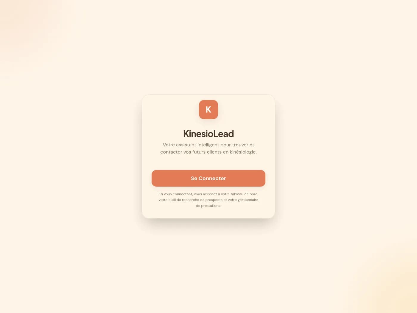 Kinesiologie Outreach Bot