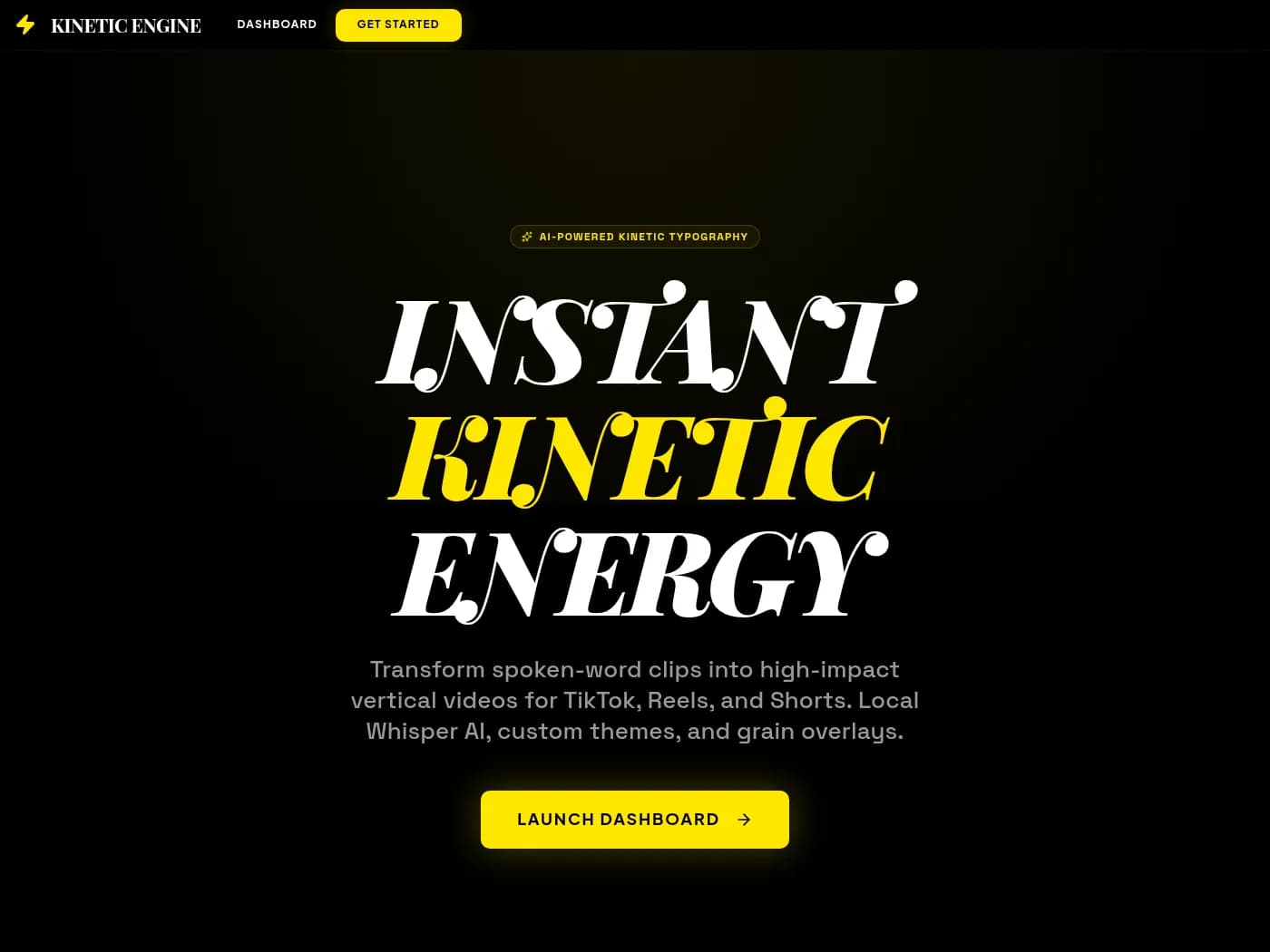 Kinetic Video Engine