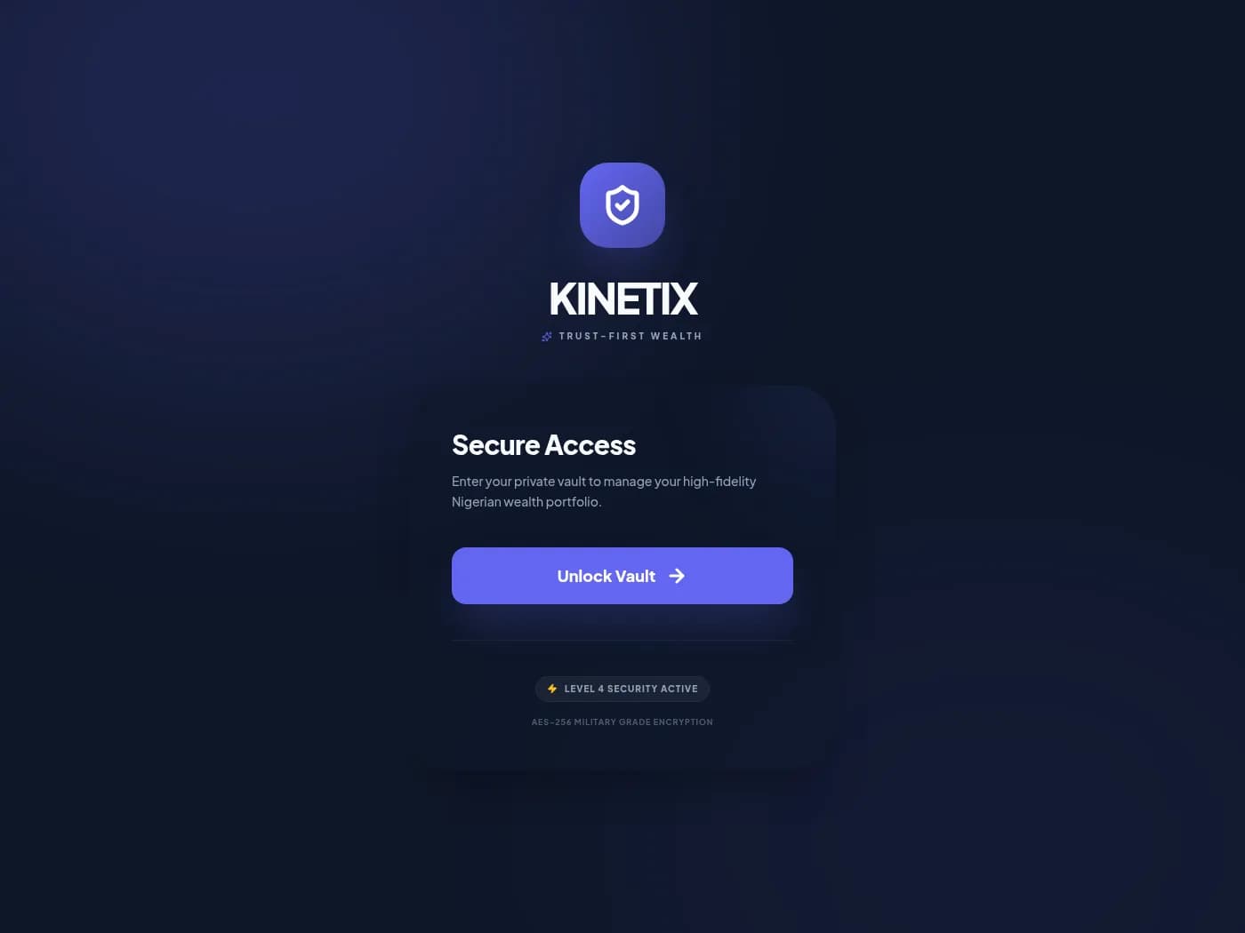 Kinetix Wealth Dashboard