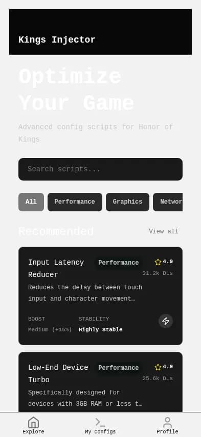 Kings Config Injector