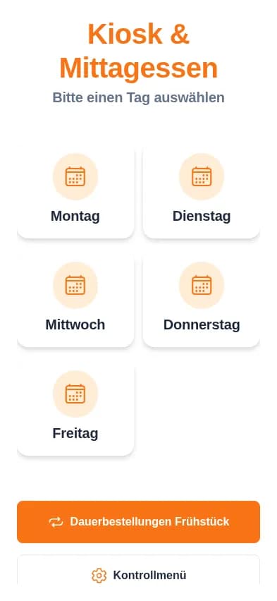 Kiosk Meal Selector
