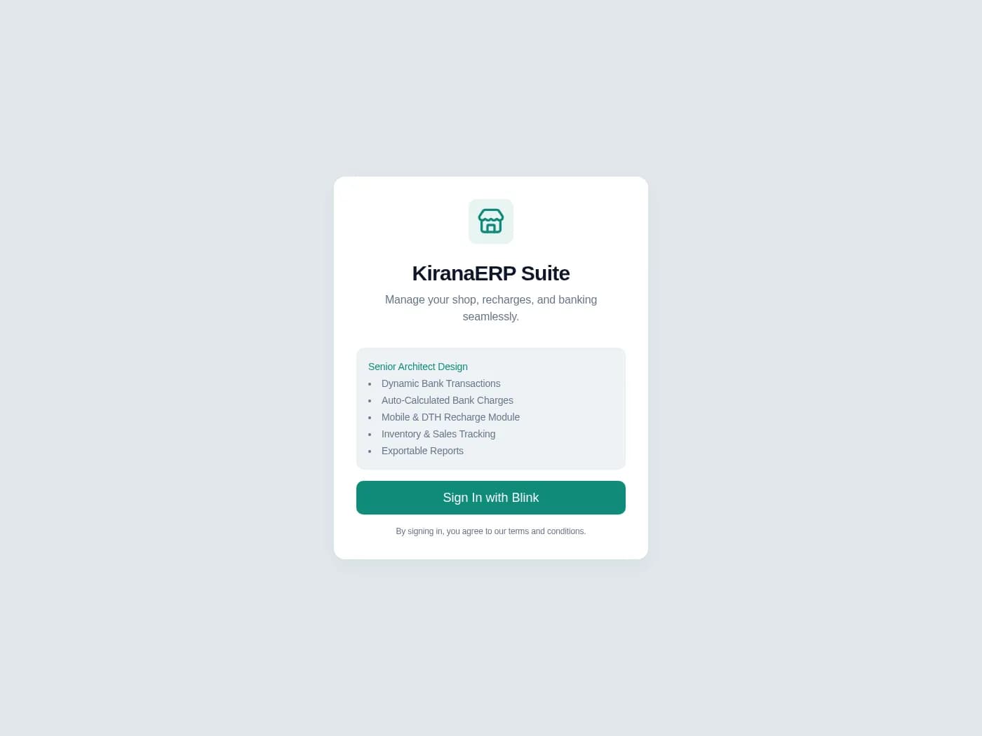 KiranaERP Suite