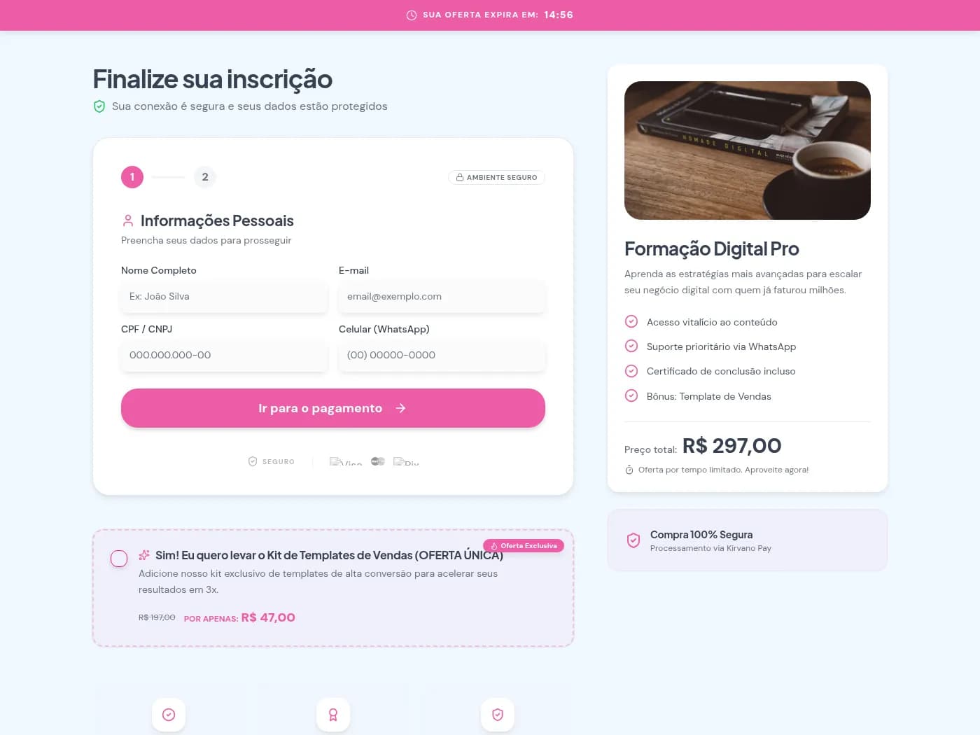 Kirvano Pay Clone