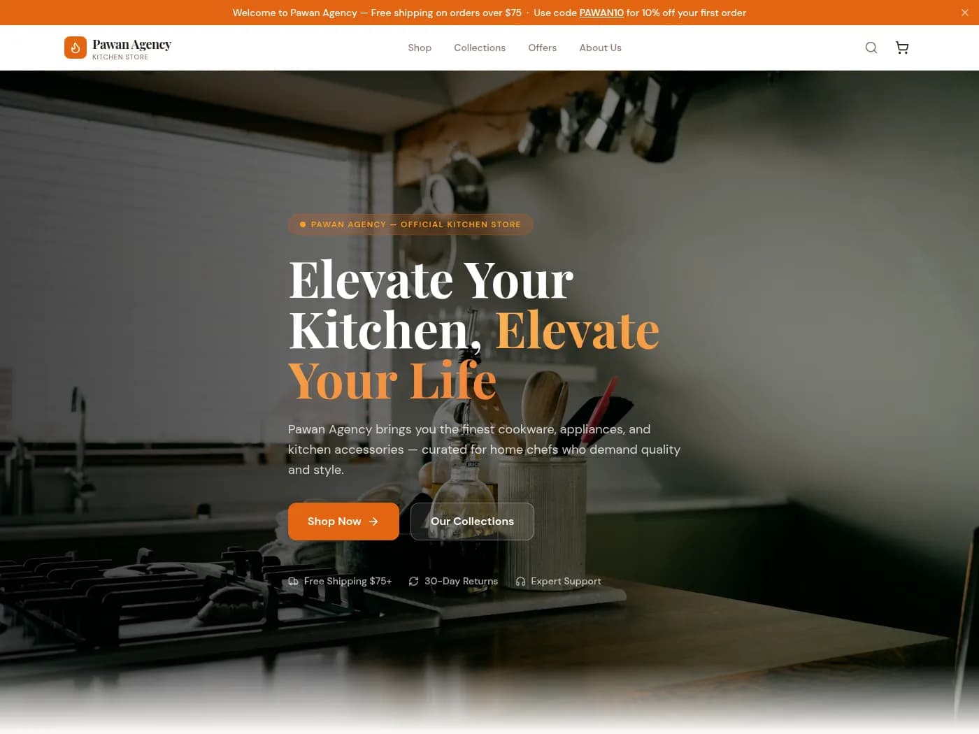 KitchenWare Storefront