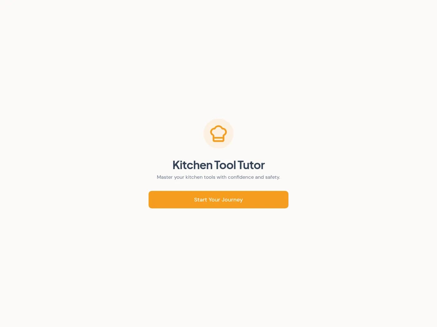 Kitchen Tool Tutor