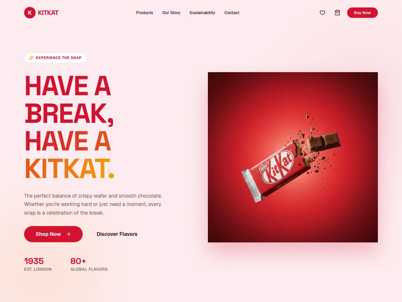 Kitkat Showcase Site
